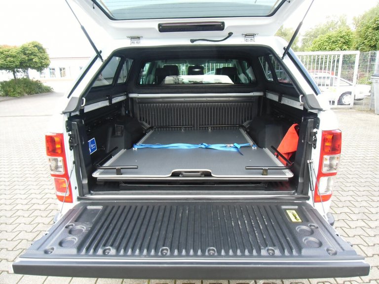 Ausziehbare Ladefläche - Schoon Fahrzeugsysteme