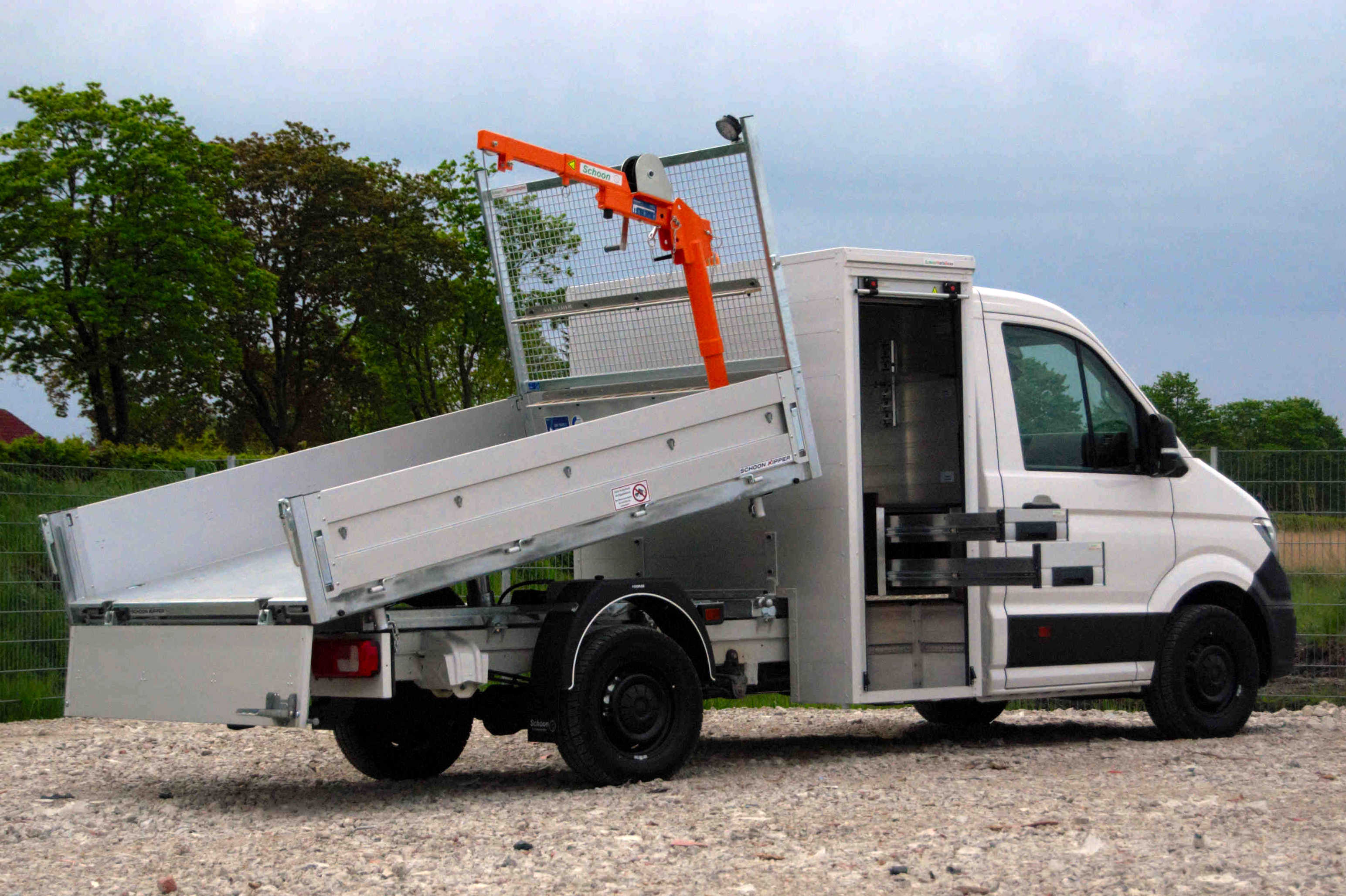 Kipper für Lagerfahrzeuge - Schoon Fahrzeugsysteme